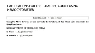 TOTAL RBC COUNT.pptx