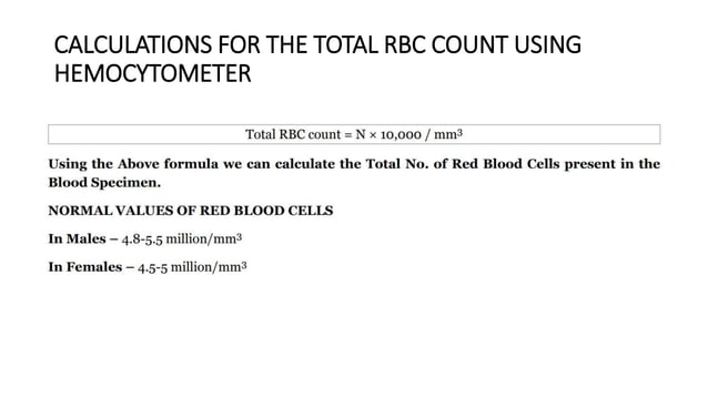 TOTAL RBC COUNT.pptx