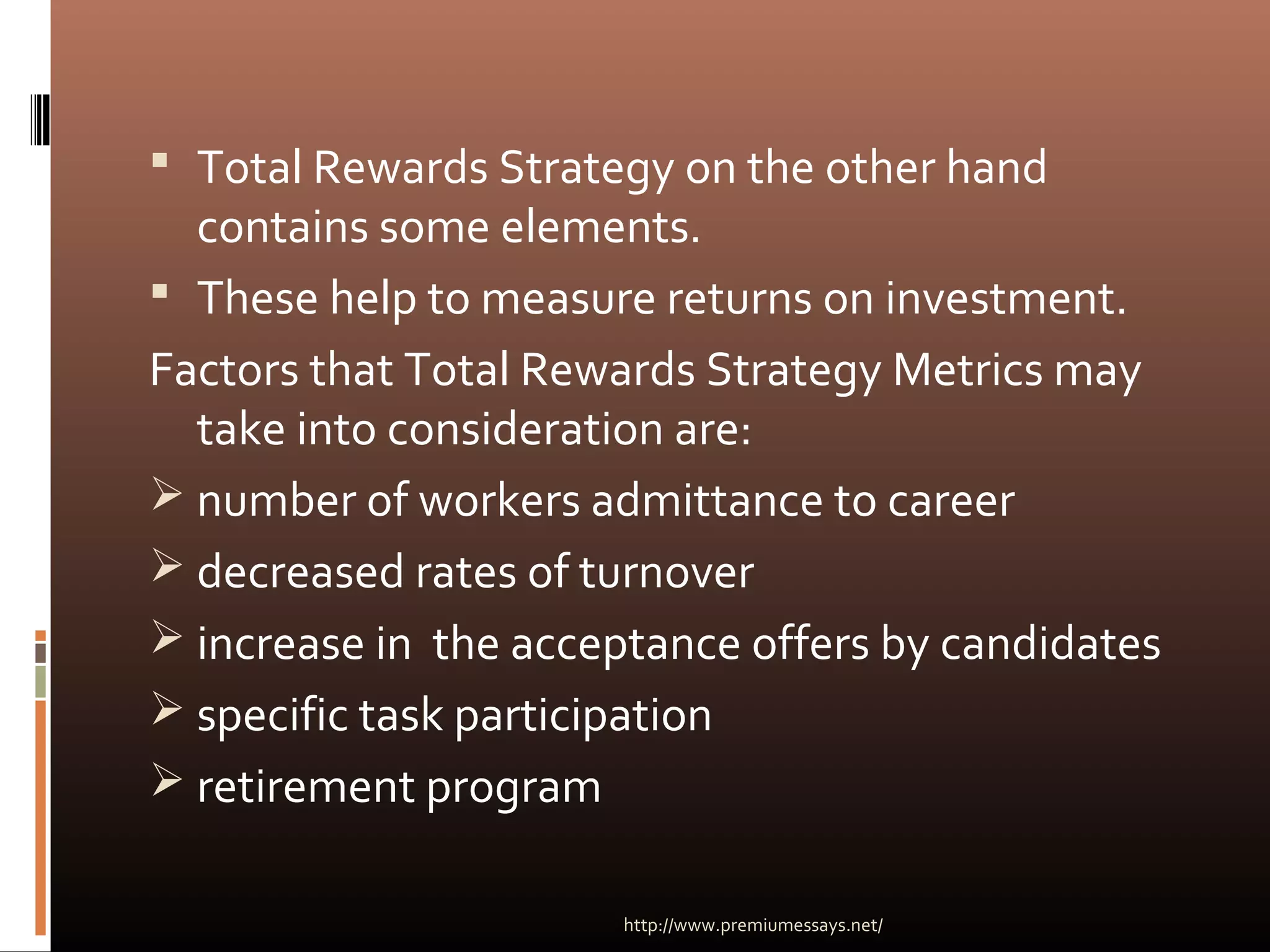 Total reward metrics | PPT