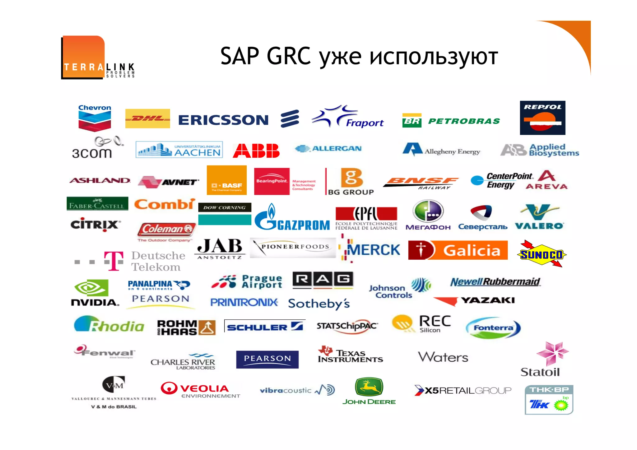 Total risk oriented GRC (Access control, Process control, Risk ...