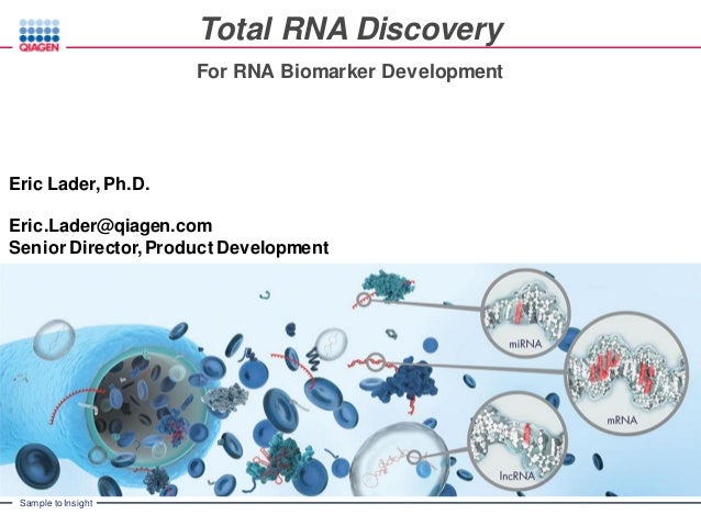 Total RNA Discovery for RNA Biomarker Development Webinar