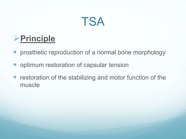 Total shoulder arthroplasty and reverse TSA - Hussain Algawahmed | PPTX