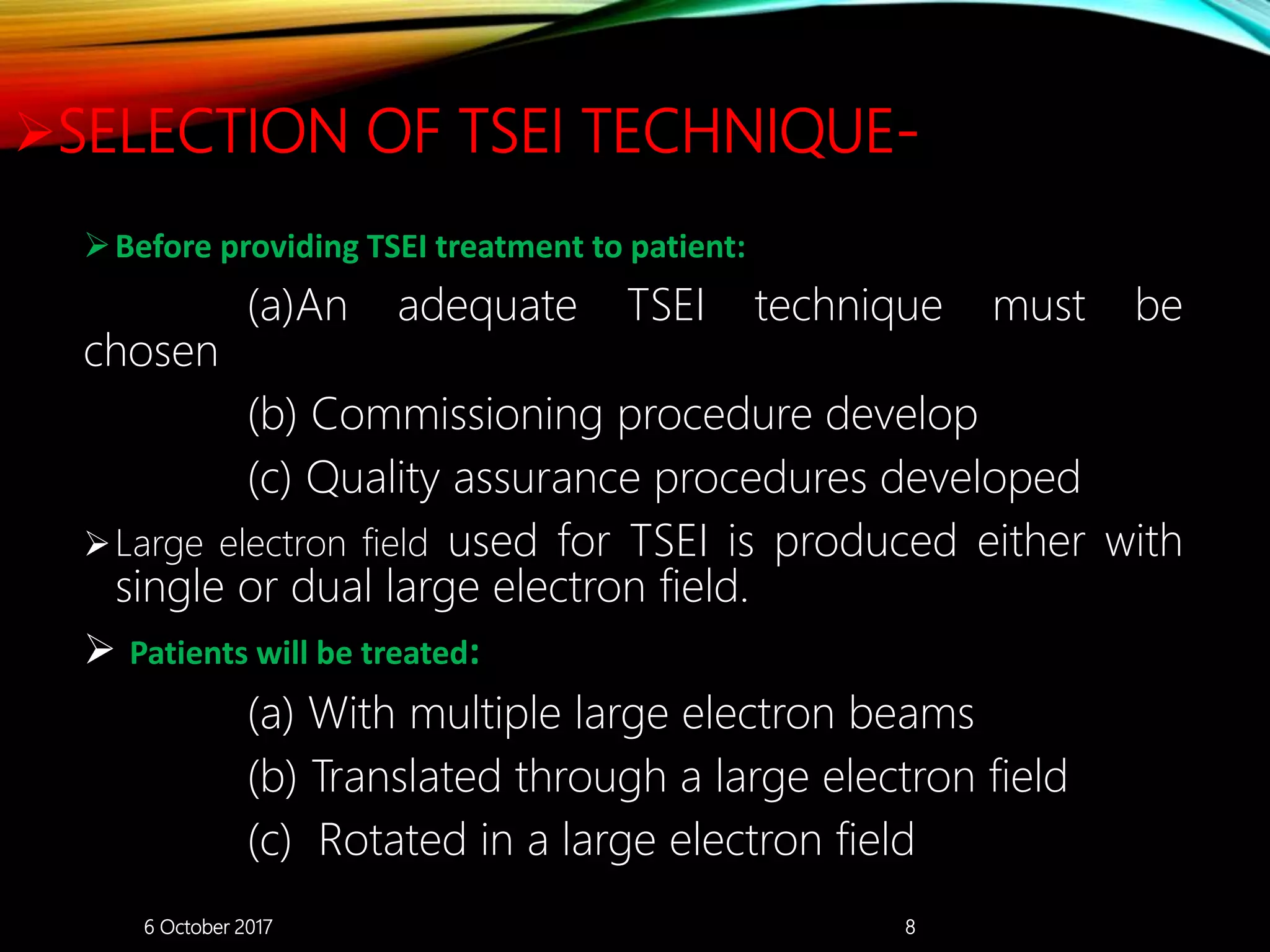 Total skin electron irradiation | PPTX