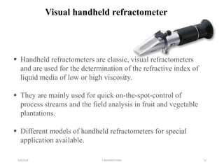 Total soluble solid | PPTX | Physics | Science