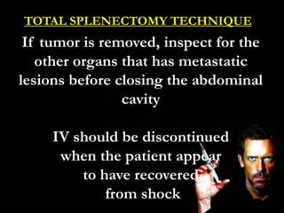 Total splenectomy | PPTX