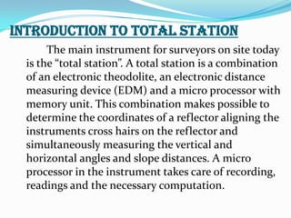 Total station | PPTX
