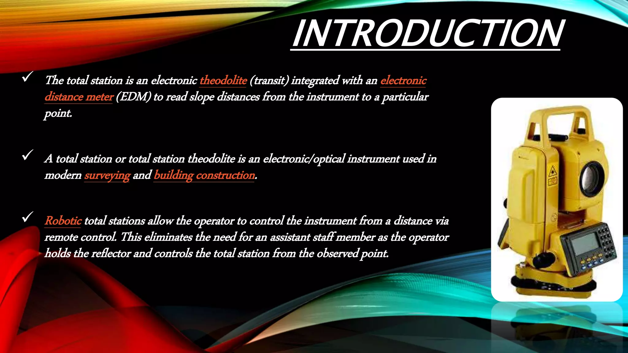 Total station | PPTX