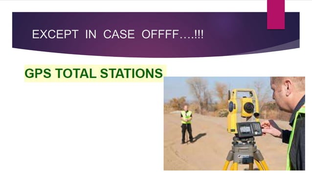 Total station | PPTX
