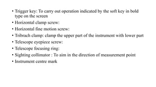 Total station Surveying | PPTX