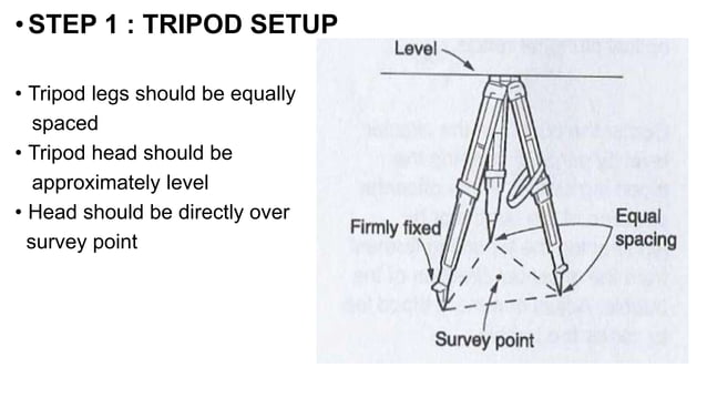 Total Station Surveying Pptx Physics Science