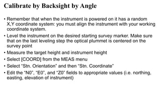 Total station Surveying | PPTX