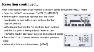 Total station Surveying | PPTX