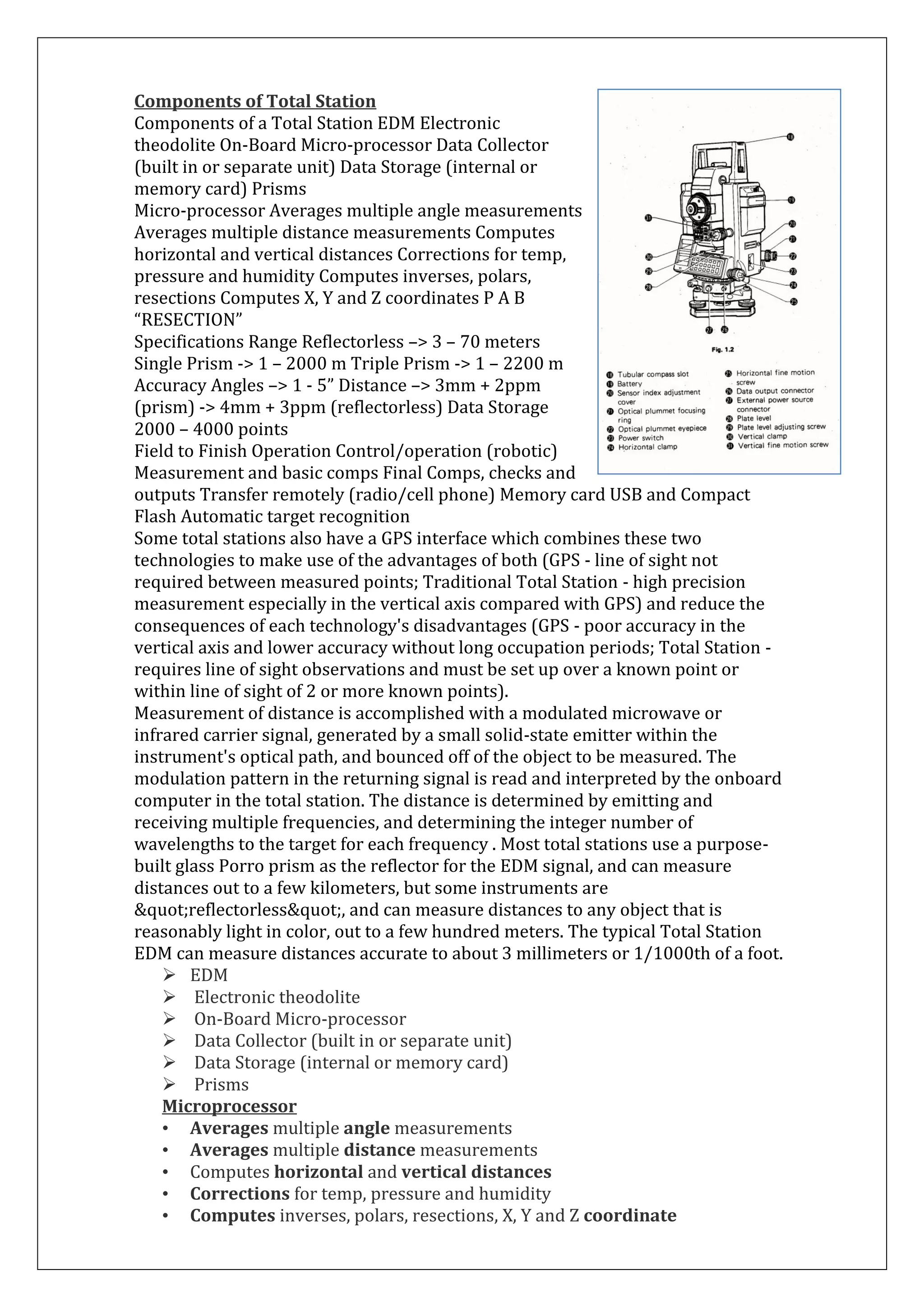 Total station | PDF