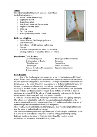 Total station | PDF