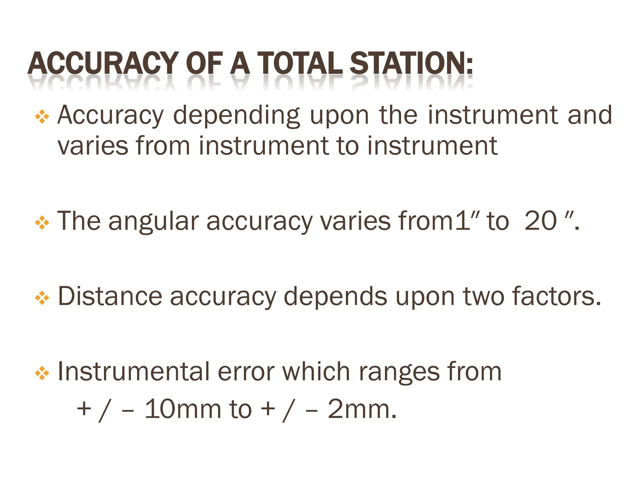 Total station surveying and its application | PDF