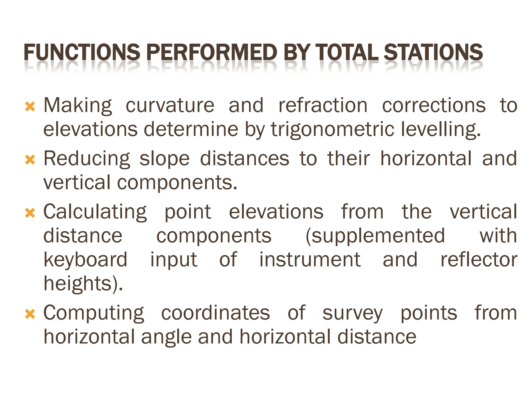 Total station surveying and its application | PDF