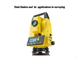 Total station surveying and its application | PDF
