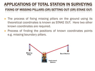 Total station surveying and its application | PDF