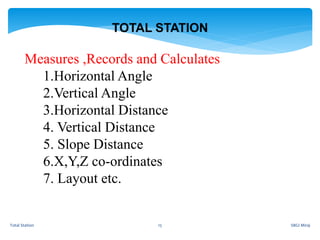 Total station Advanced Surveying Instrument | PPTX