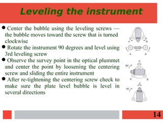 Total station For Btech Engineering Students | PDF