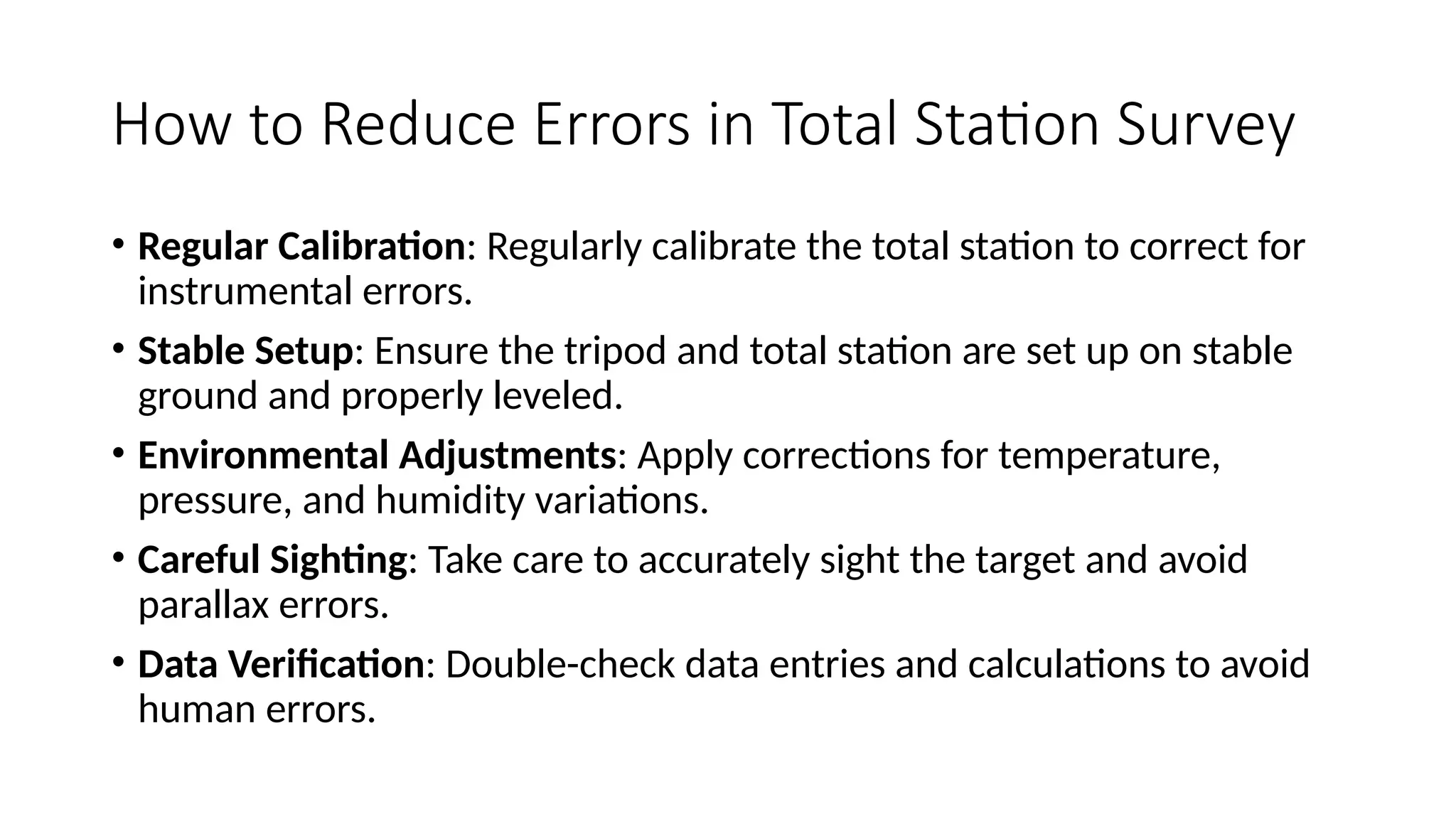 Total Station for Surveying - Components, Principals, Applications and ...