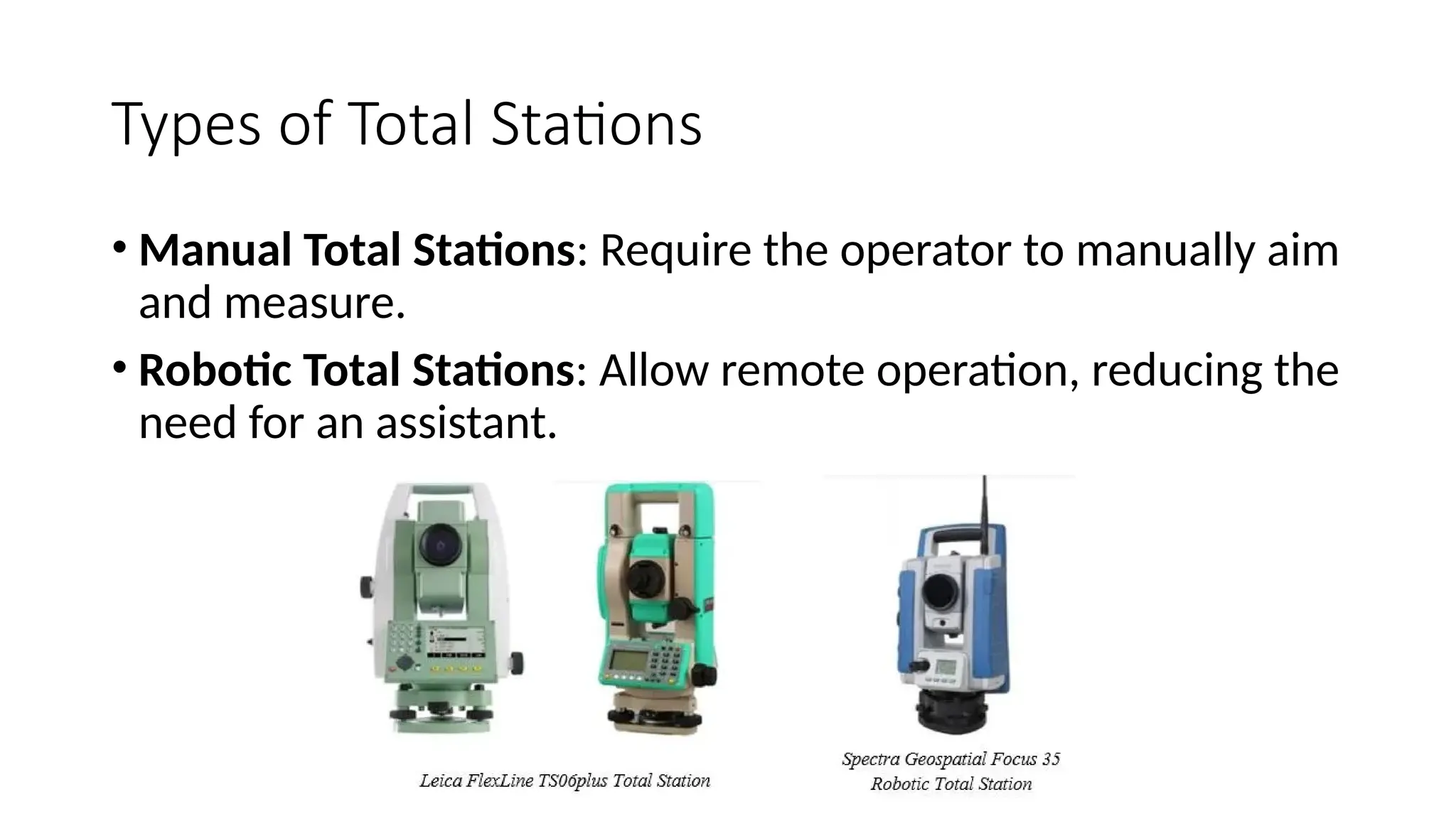 Total Station for Surveying - Components, Principals, Applications and ...