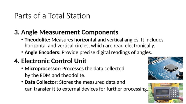 Total Station for Surveying - Components, Principals, Applications and ...