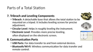 Total Station for Surveying - Components, Principals, Applications and ...