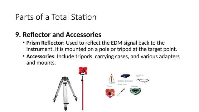 Total Station for Surveying - Components, Principals, Applications and ...