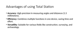 Total Station for Surveying - Components, Principals, Applications and ...