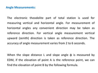 Total Station - Uses, Application, Mechanism, Advantages and more | PDF