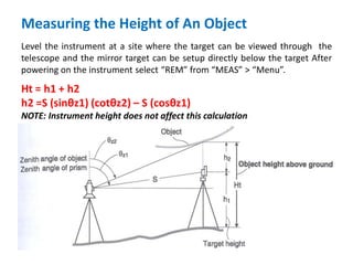 Total Station - Uses, Application, Mechanism, Advantages and more | PDF