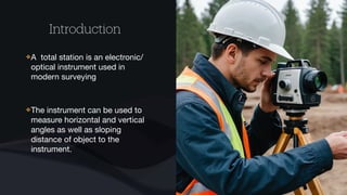Total station , site survey ,surveying a site | PDF