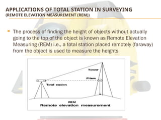 basics of total station and it's applications | PPTX
