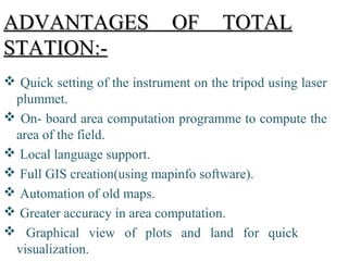 Total station, digital self leveling levels, | PPT