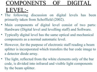 Total station, digital self leveling levels, | PPT