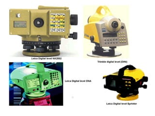 Total station, digital self leveling levels, | PPT