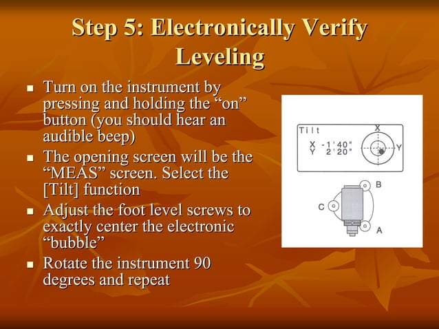 Total station setup and operation | PDF