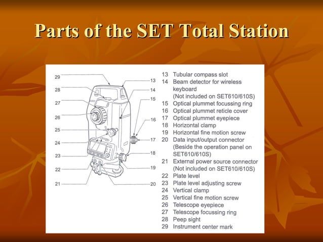 Total station setup and operation | PDF
