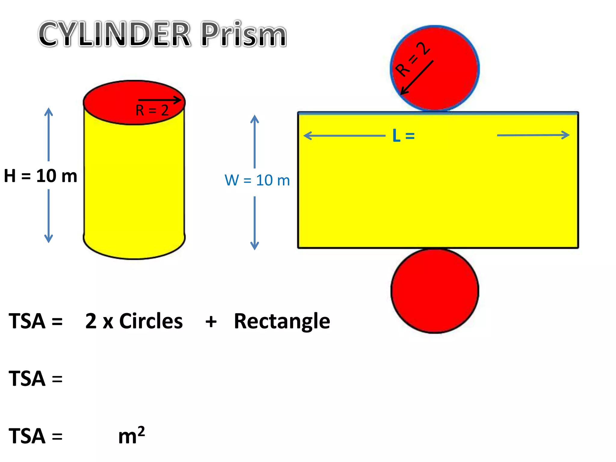 Total Surface Area of Prisms | PPTX