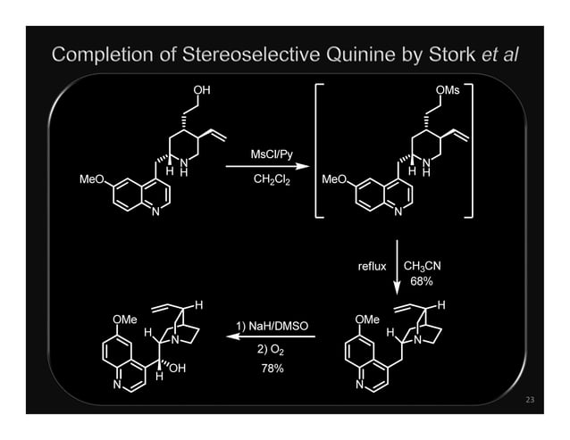 Total synthesis of quinine Historical Perspective | PPT | Free Download