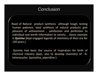 Total synthesis of quinine Historical Perspective | PDF