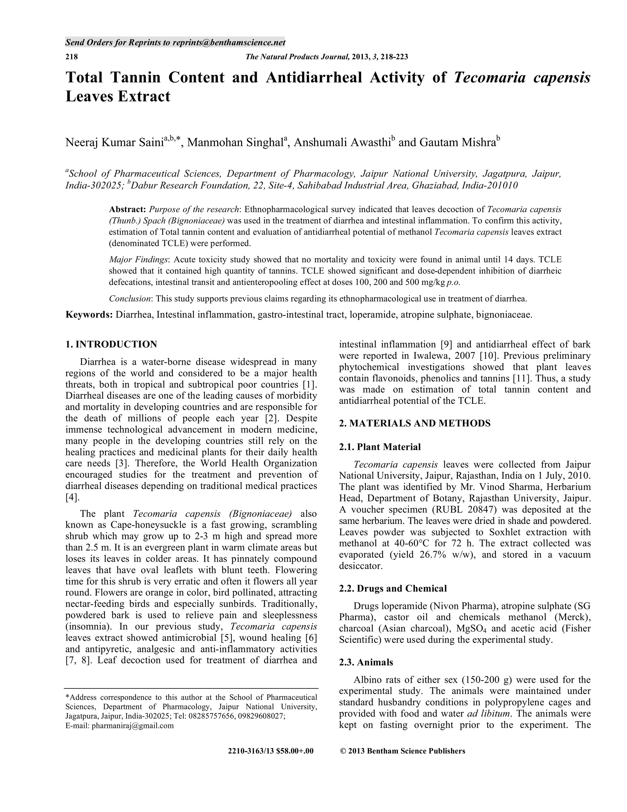 Total tannin content | PDF