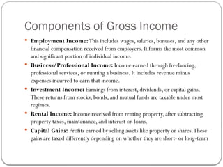 TOTAL TAXABLE INCOME.pptx INCOME TAX COLLEGE PPT | PPTX