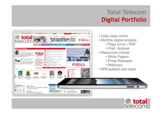 Total Telecom Overview | PDF | Web Conferencing | Computer Software and ...