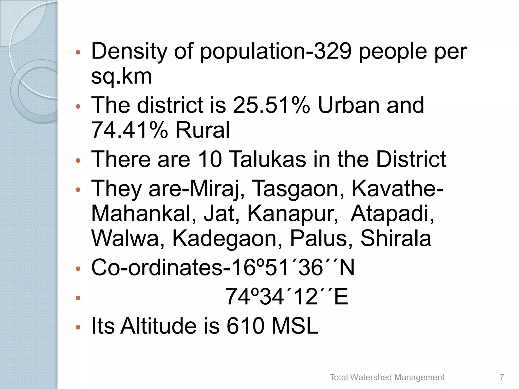 Total watershed management | PPTX