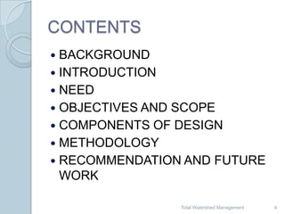 Total watershed management | PPTX