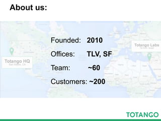 How Totango uses Apache Spark | PPT