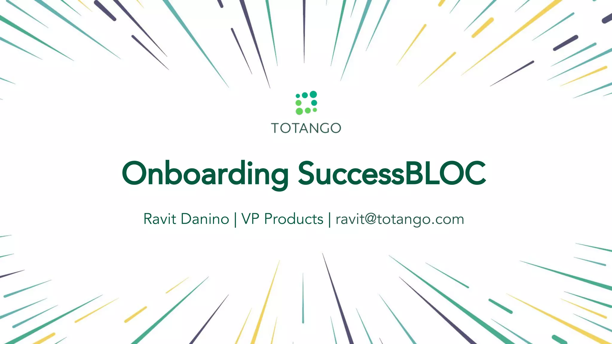 Onboarding: Optimize the New Customer Journey for Seamless Product ...