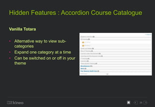 Totara Features - What Aren't You Using? | PPT
